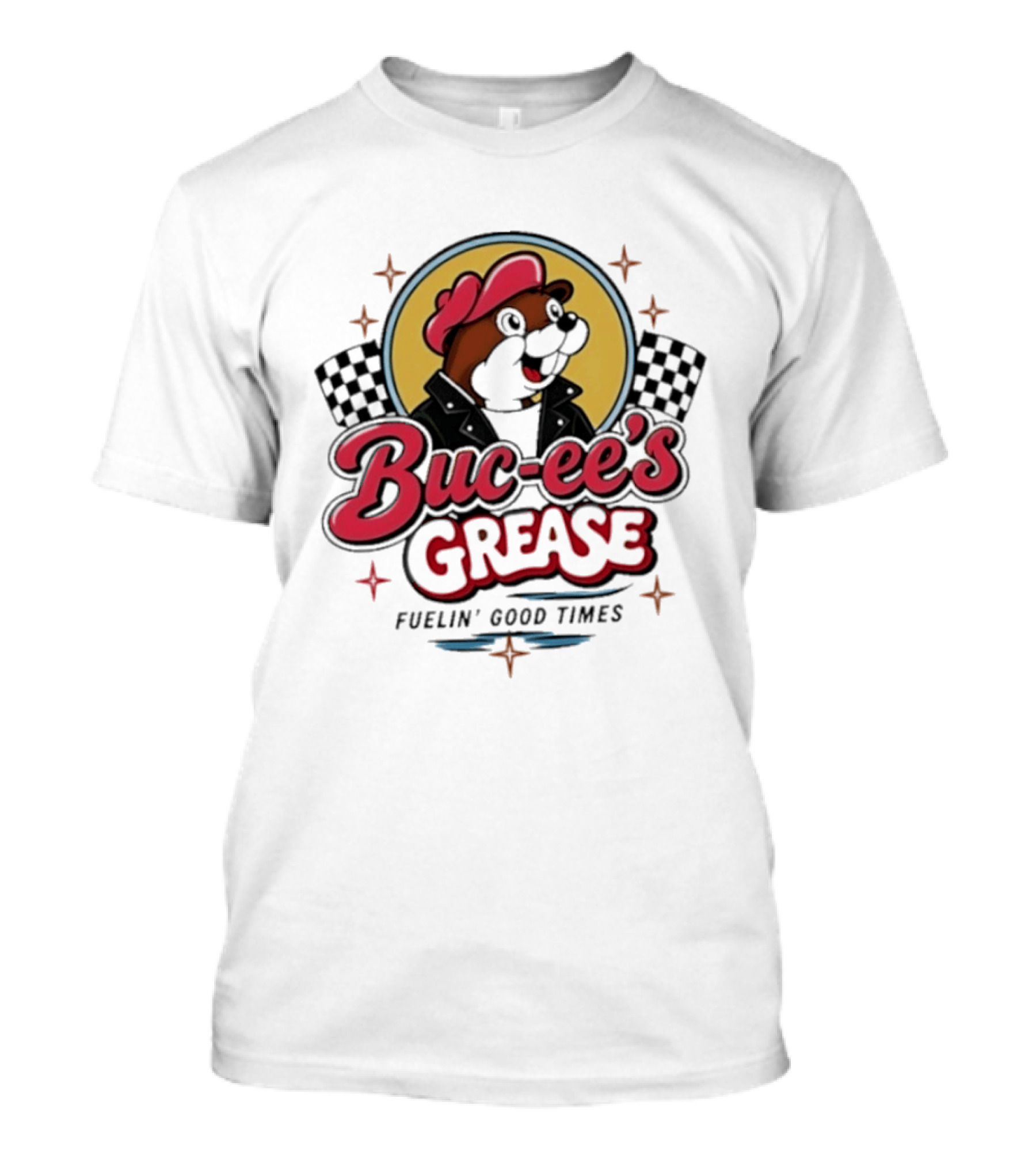 Buc Ee's Grease Fuelin' Good Times Racing T-Shirt