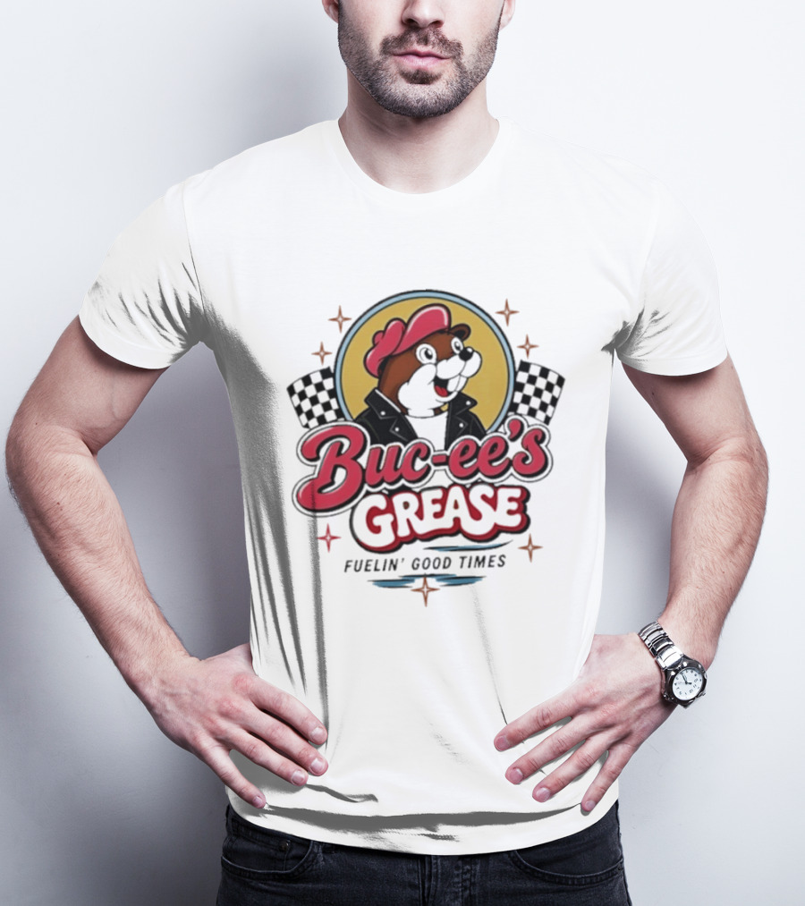 Buc Ee's Grease Fuelin' Good Times Racing T-Shirt