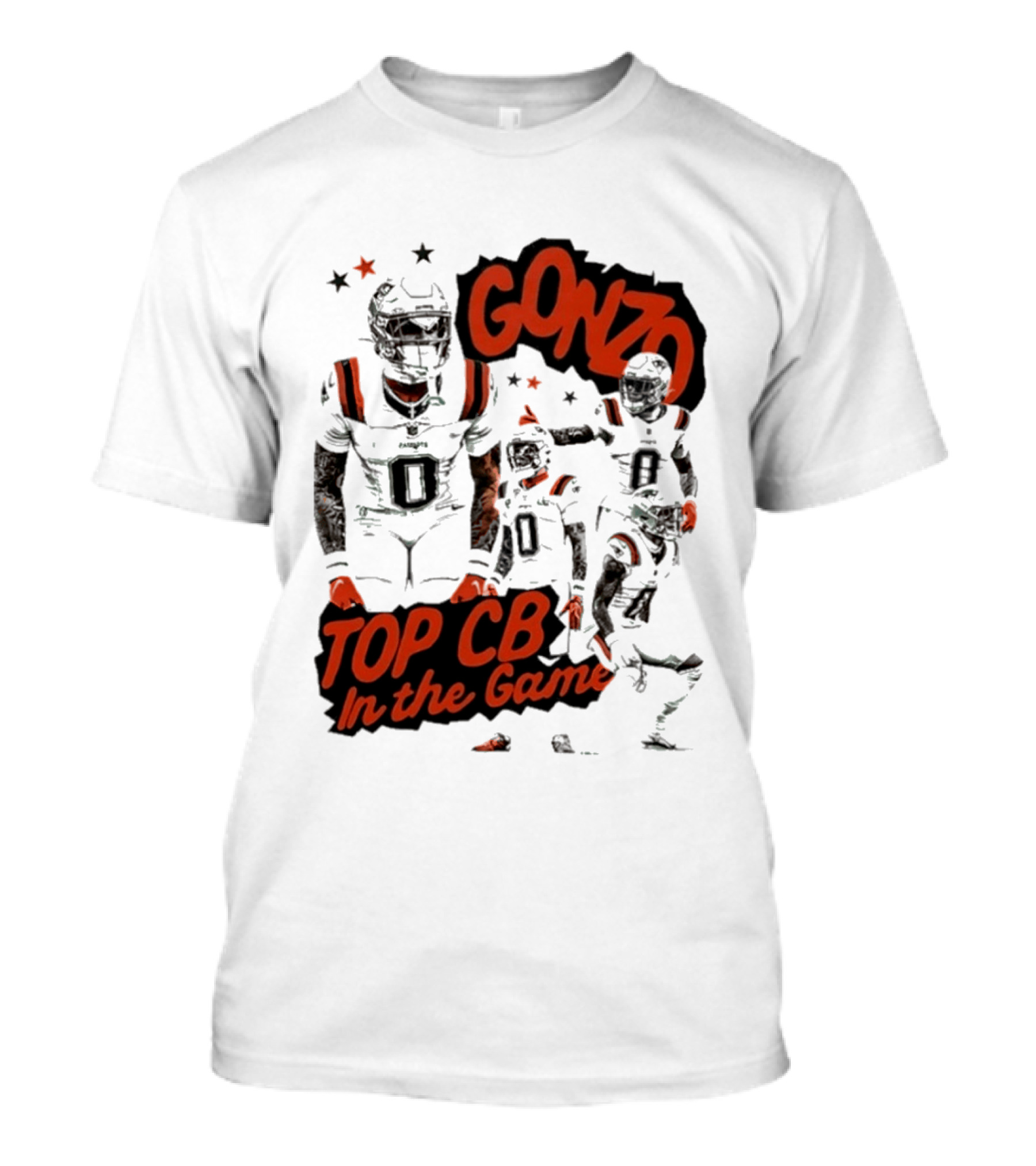 Gonzo Top CB In The Game New England Patriots T-Shirt