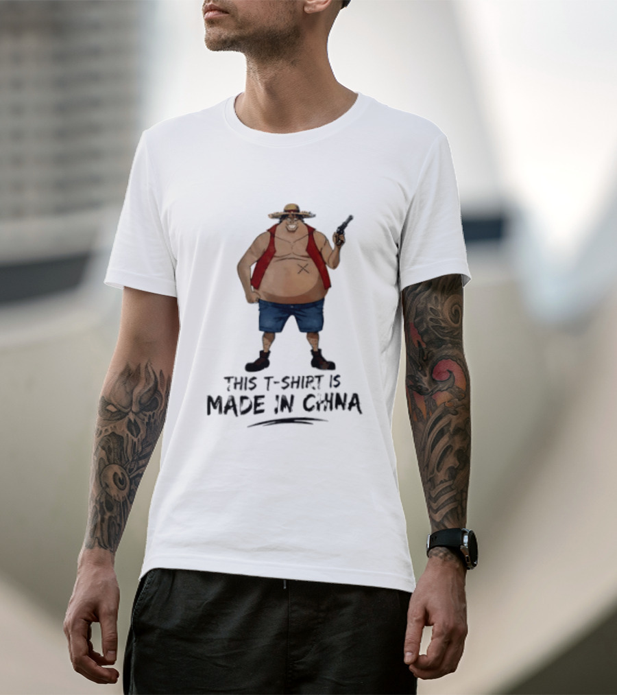 Demaro Black One Piece This Is Made In China Anime T-Shirt
