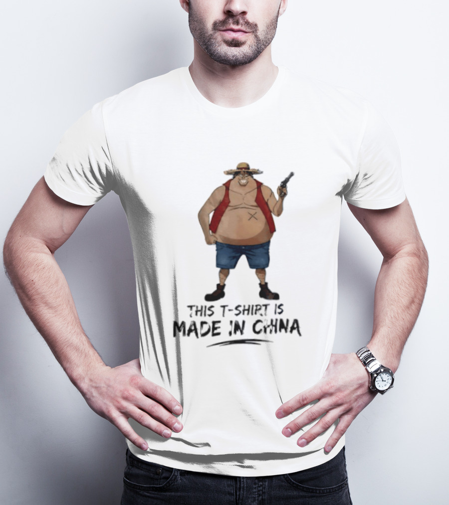 Demaro Black One Piece This Is Made In China Anime T-Shirt