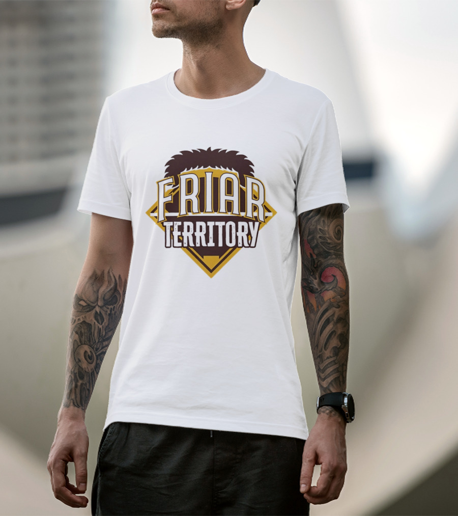 San Diego Padres Friar Territory Baseball Team T-Shirt