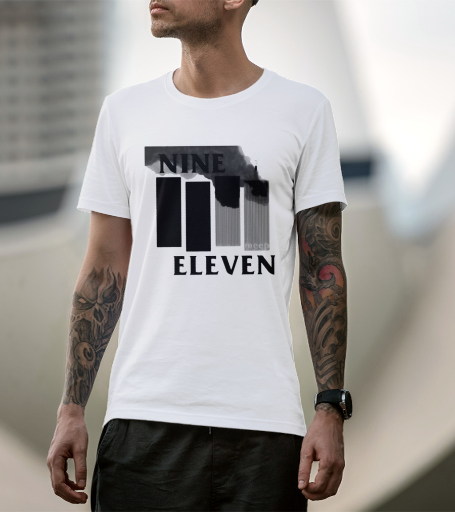 Nine Eleven Meep 9 11 Meme Dark Humor Towers Smoke T-Shirt