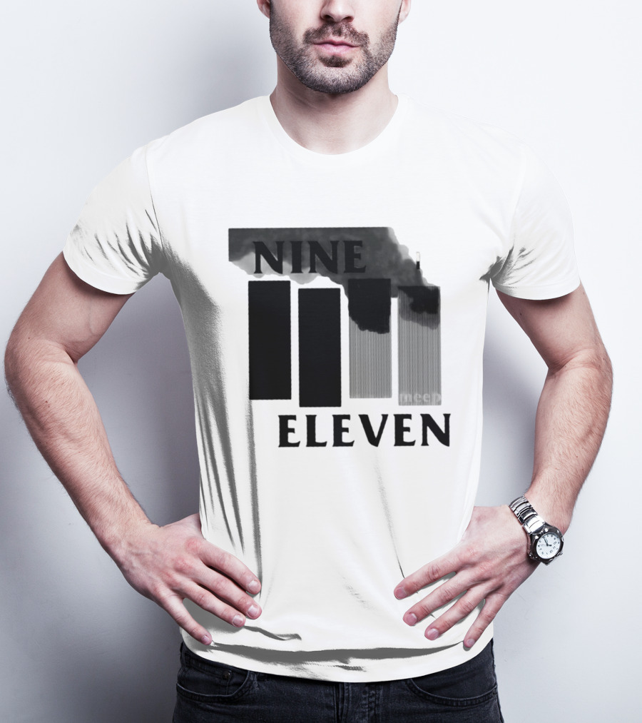 Nine Eleven Meep 9 11 Meme Dark Humor Towers Smoke T-Shirt