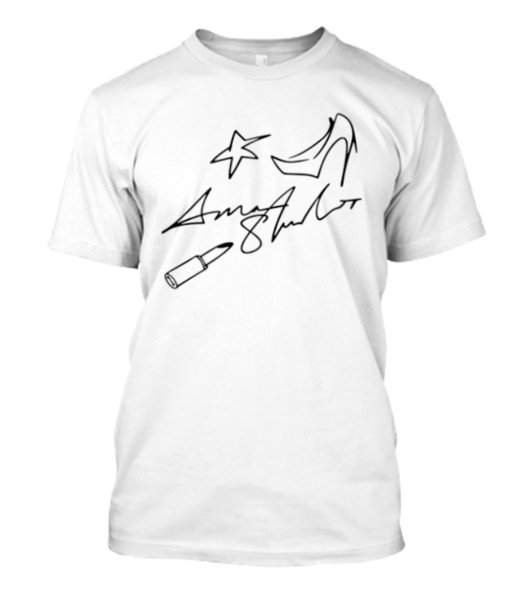 Star High Heel Lipstick Andy Warhol Fashion T-Shirt