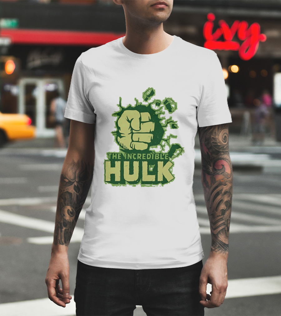 The Incredible Hulk Fist Smash Tunicart T-Shirt