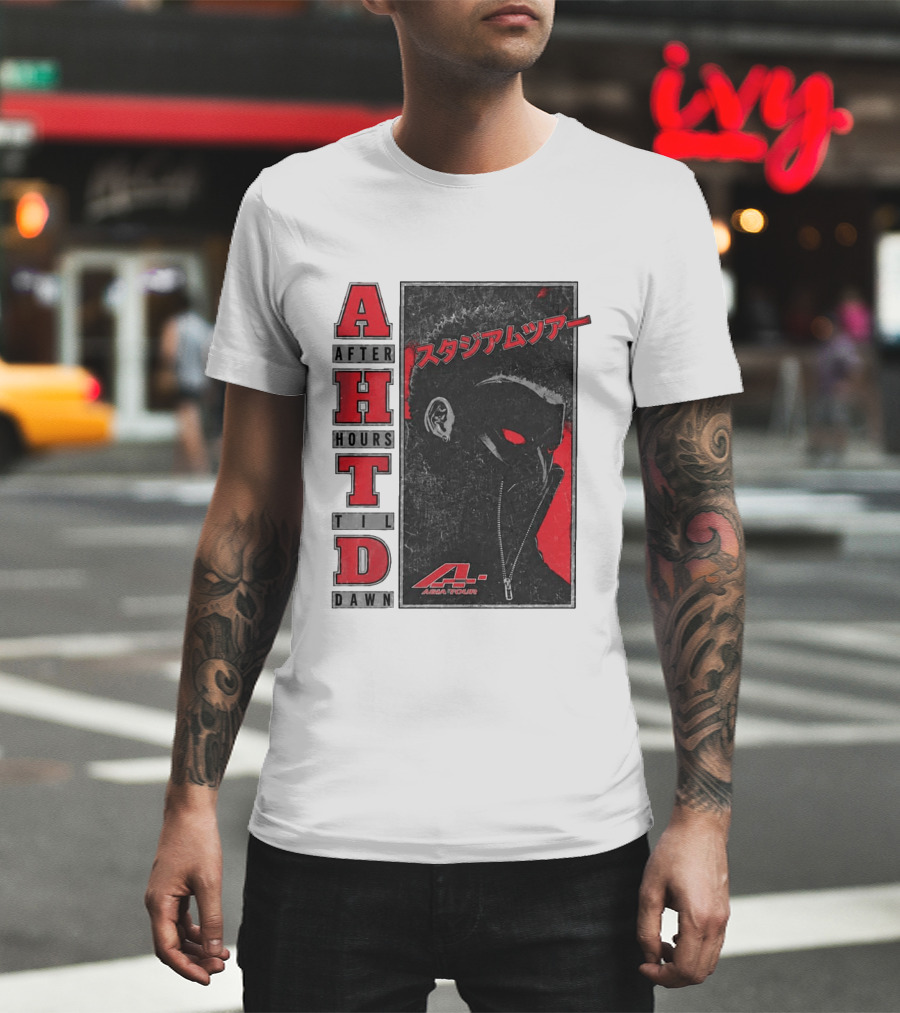 The Weeknd After Hours Til Dawn 2026 Asia Tour Tokyo Japan Pop Up Anime A Asia Tour T-Shirt