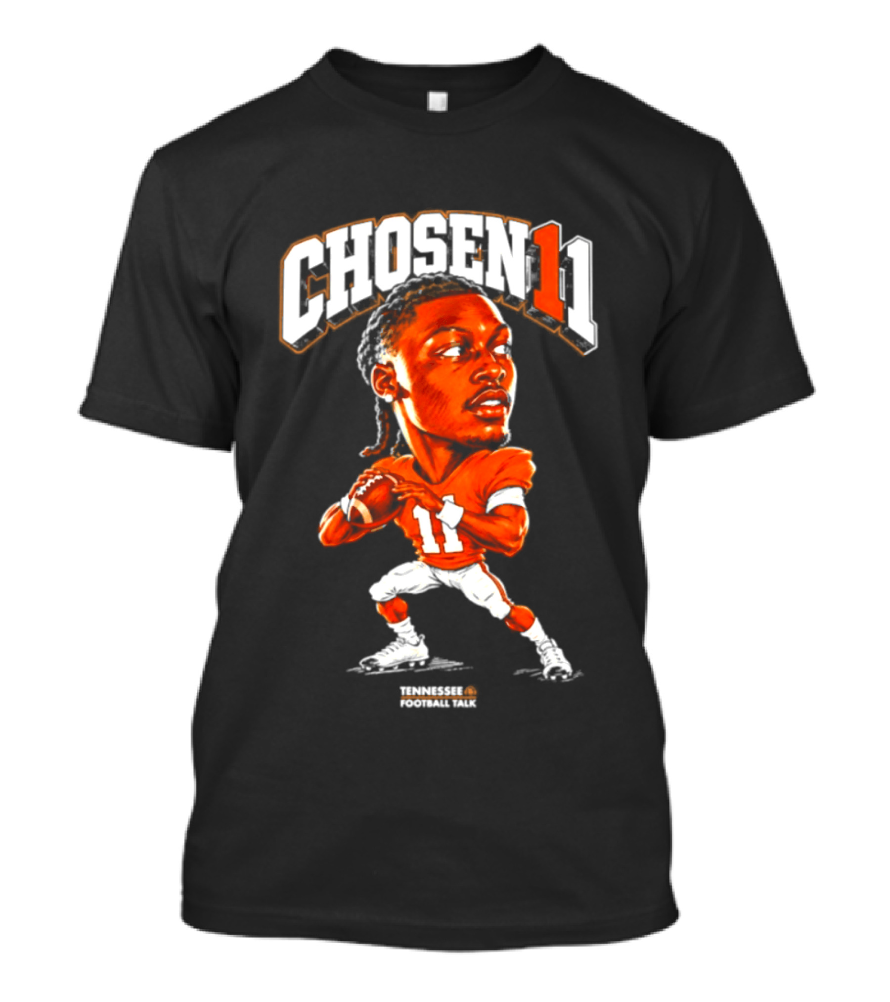 Chosen11 Faizon Brandon Tennessee Volunteers Caricature T-Shirt