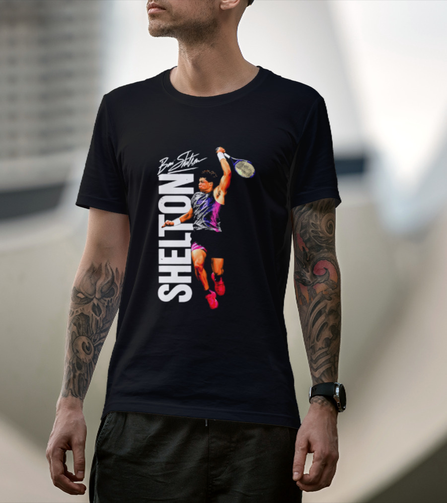 Ben Shelton Tennis Player Signature Art 2026 T-Shirt