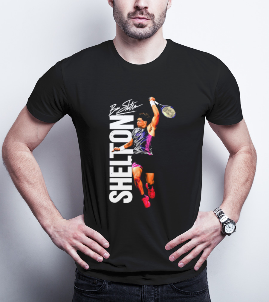 Ben Shelton Tennis Player Signature Art 2026 T-Shirt