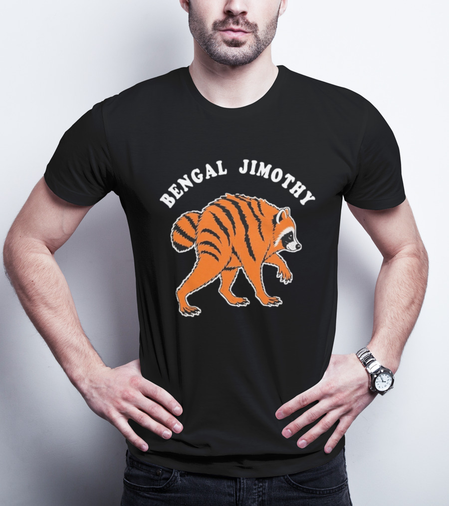 Bengal Jimothy Tiger Raccoon Creature T-Shirt