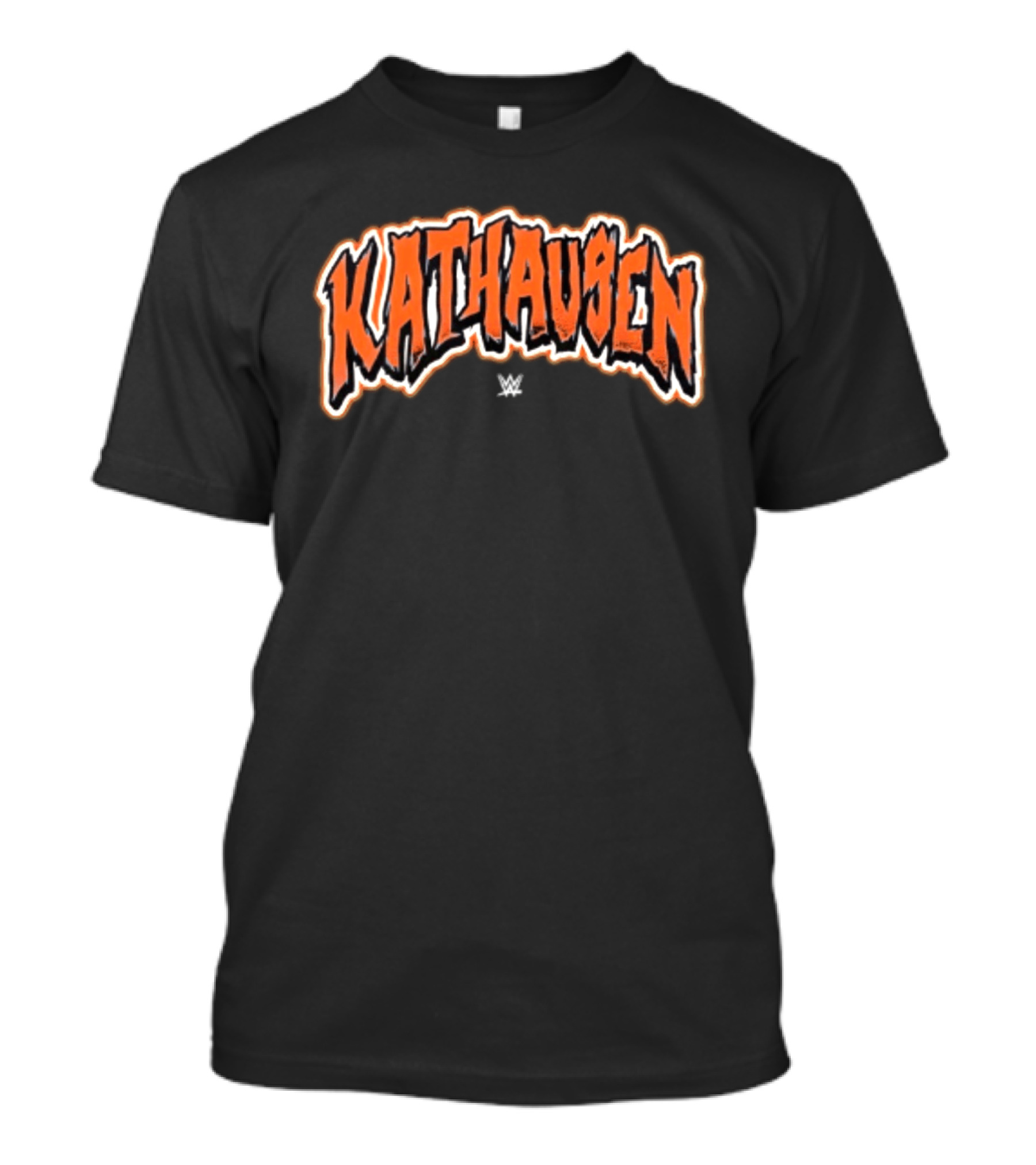 Karl Anthony Towns WWE KATHausen Wordmark Halloween Font T-Shirt