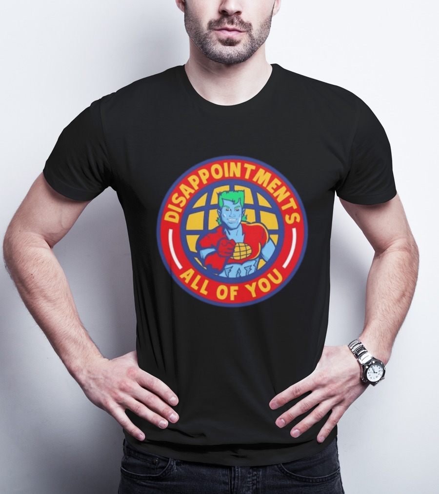 Disappointments All Of You Captain Planet Circular T-Shirt