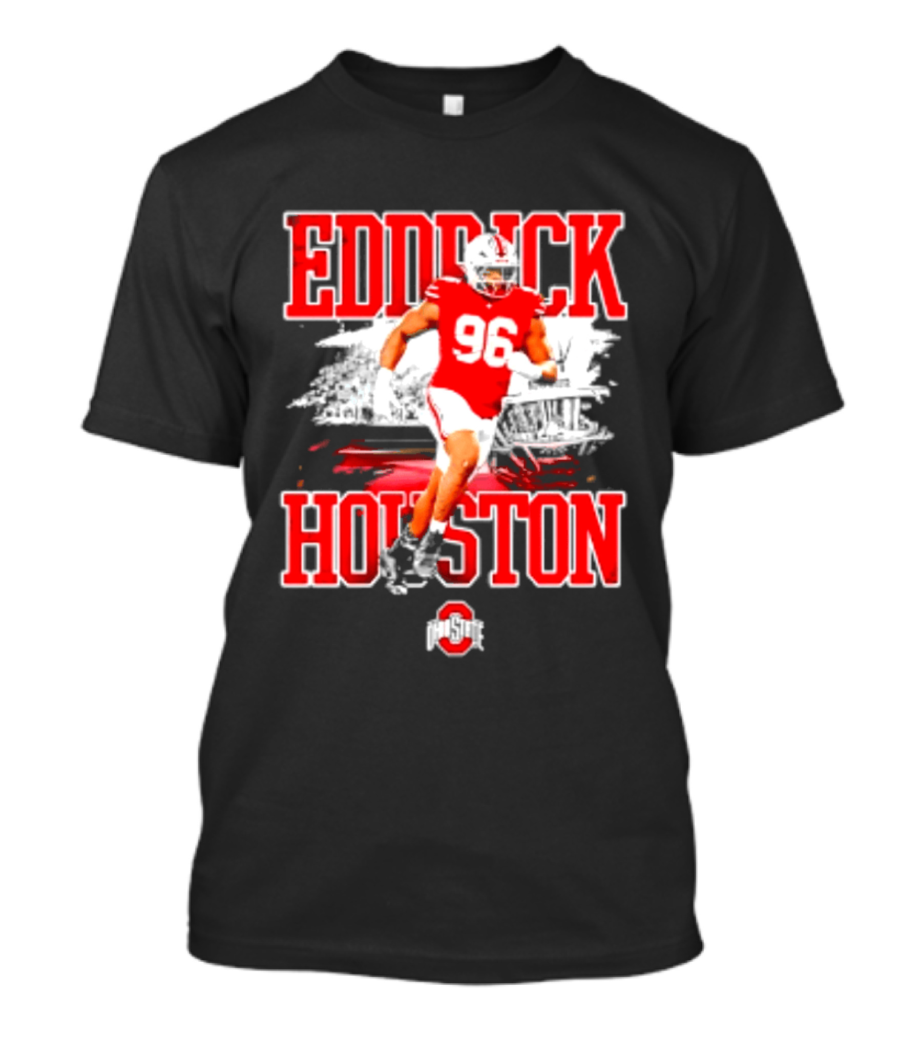 Eddrick Houston 96 Ohio State Buckeyes NCAA Football Player T-Shirt