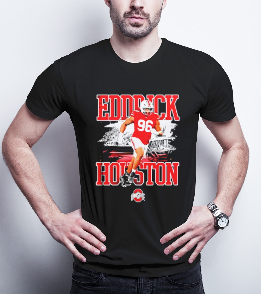 Eddrick Houston 96 Ohio State Buckeyes NCAA Football Player T-Shirt