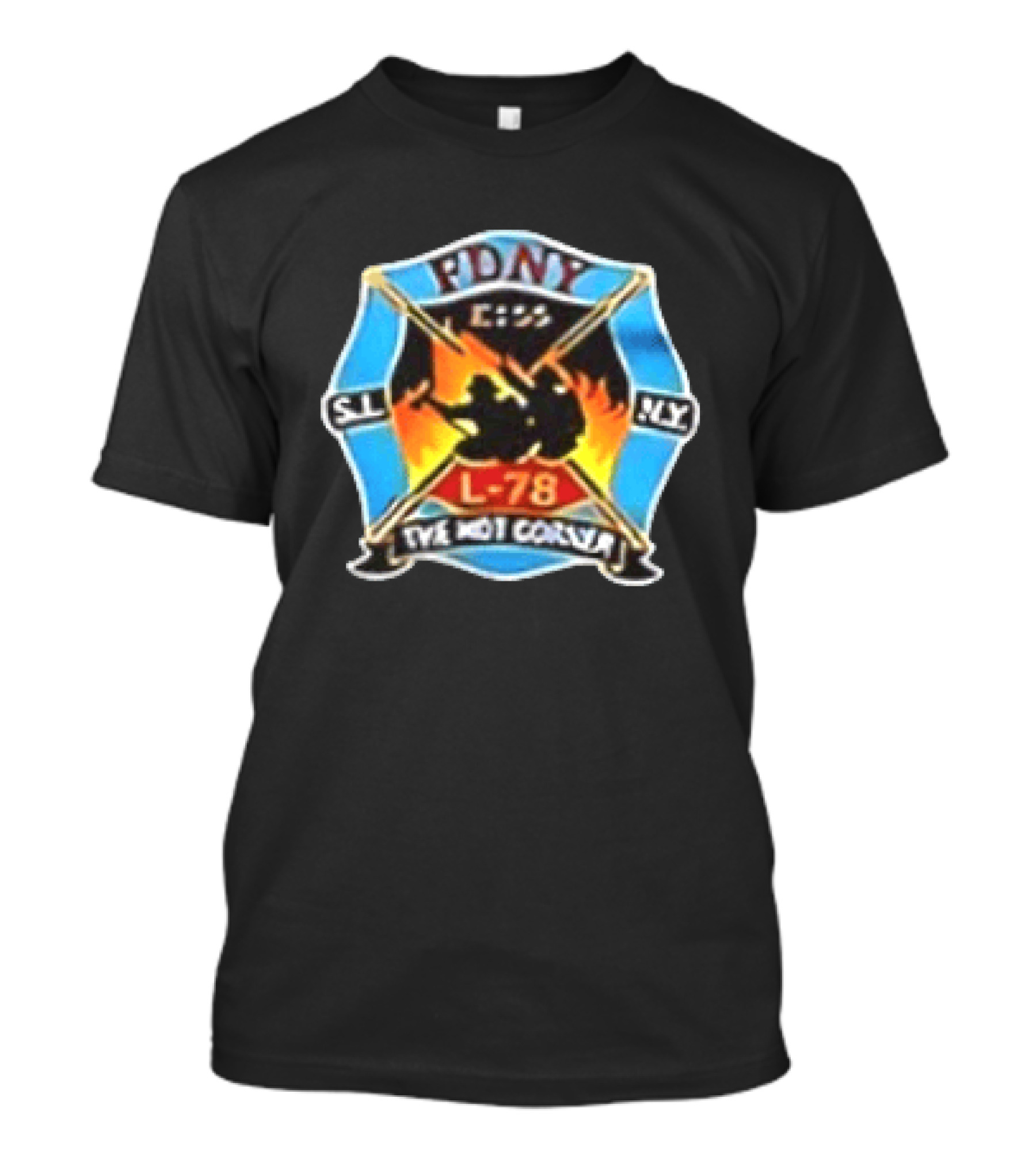 Marcus Freeman Notre Dame Fighting Irish FDNY Engine 155 Ladder 78 The Hot Corner T-Shirt