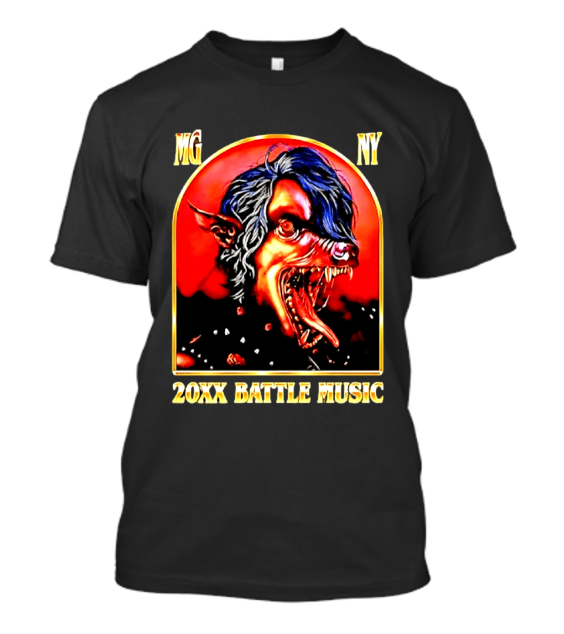 MG NY 20XX Battle Music Machine Gun Kelly Werewolf T-Shirt