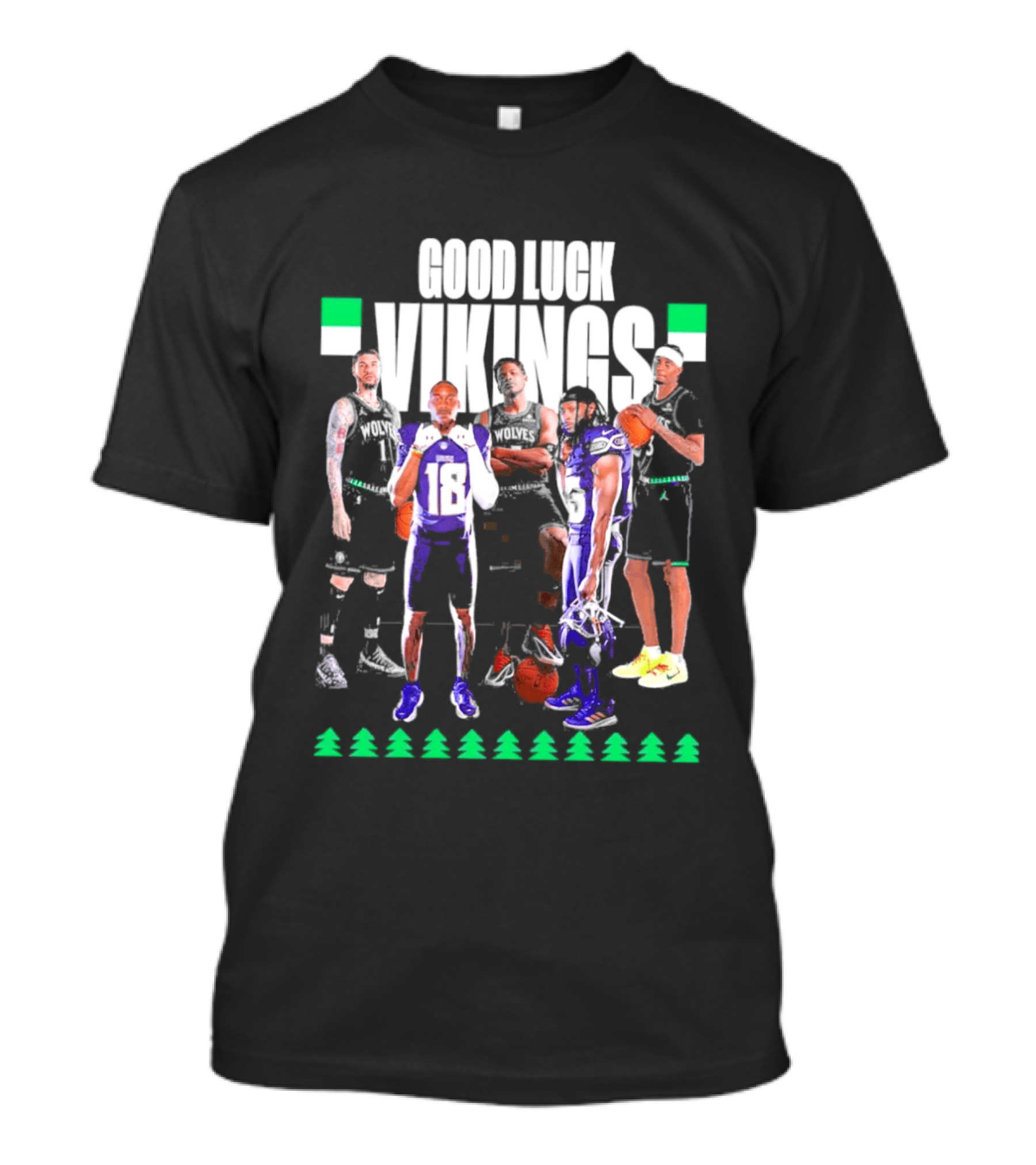 Good Luck Vikings Minnesota Timberwolves T-Shirt