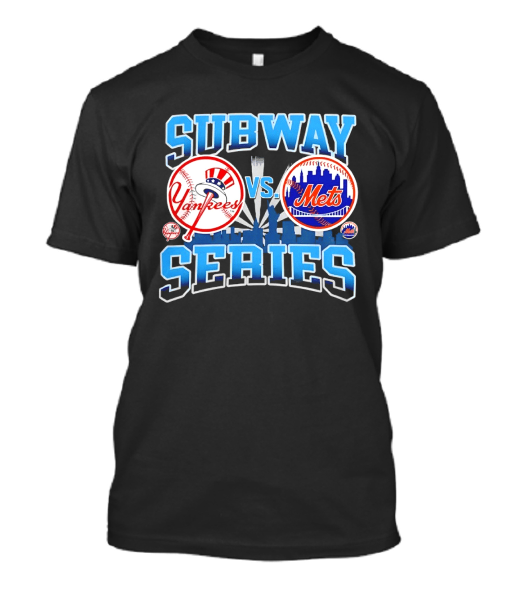 New York Yankees Vs Mets 2026 Subway Series Skyline T-Shirt