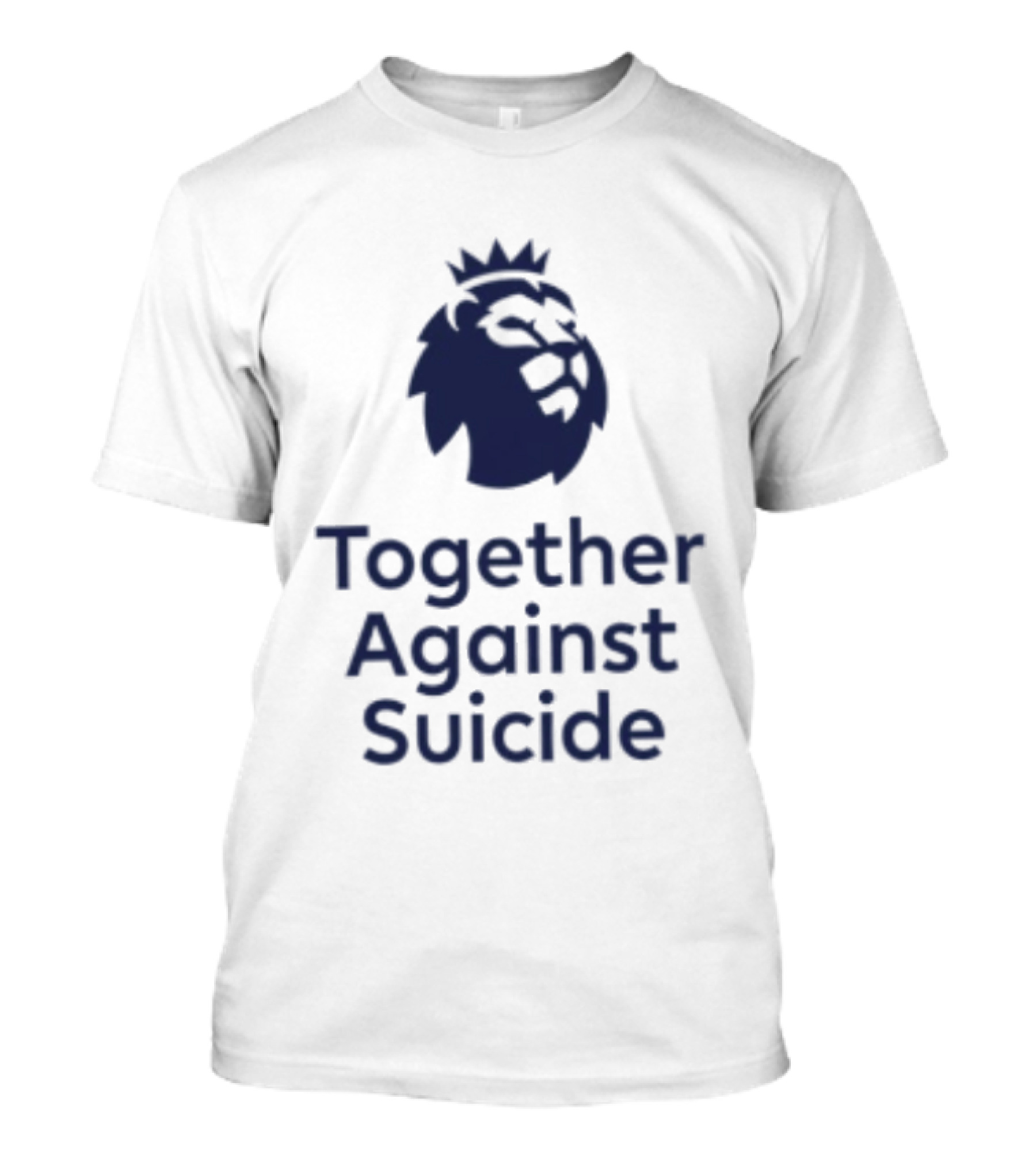 Together Against Suicide Mental Health Awareness Lion King Crown T-Shirt