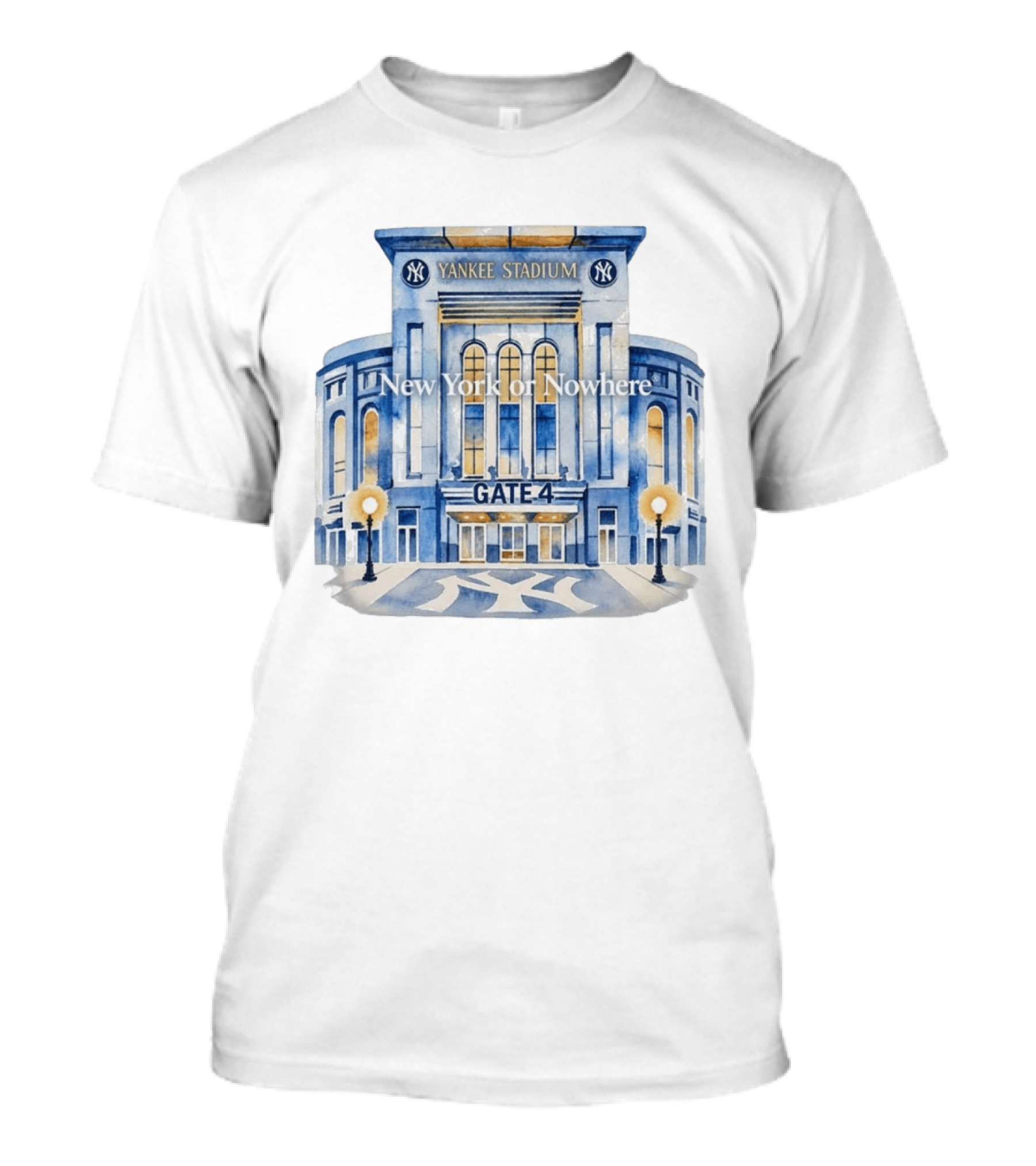 NY Yankees Yankee Stadium Gate 4 New York Or Nowhere 2026 T-Shirt