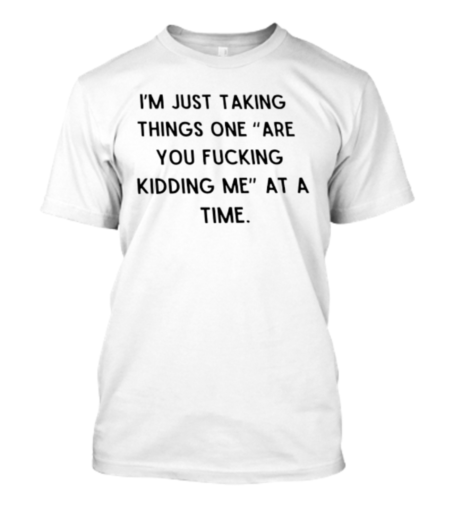 I'm Just Taking Things One Are You Fucking Kidding Me At A Time T-Shirt
