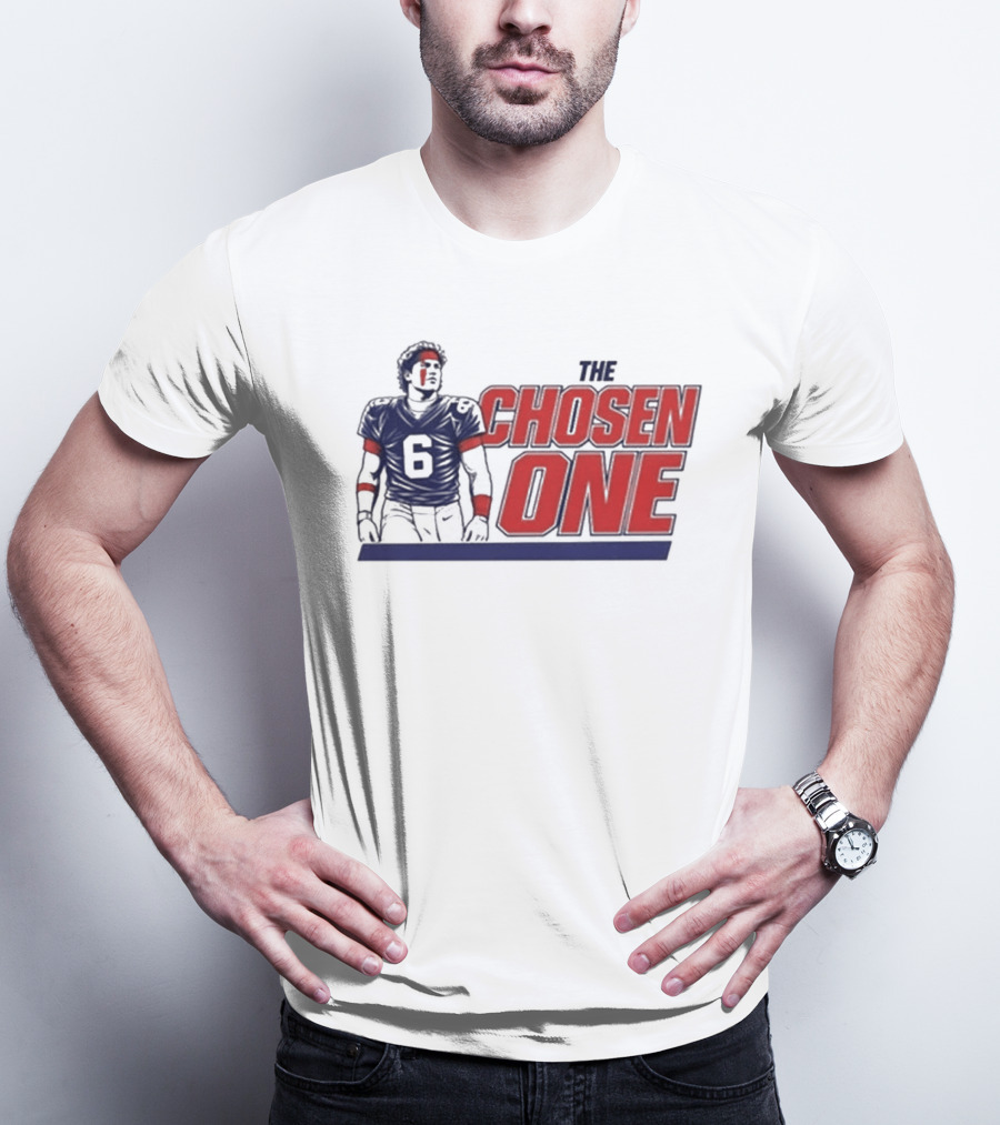 Chosen One Football Jersey Number 6 Athlete T-Shirt