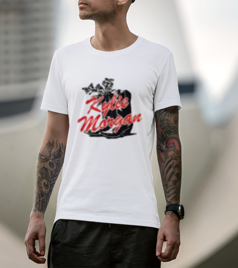 Kylie Morgan 1 800 Dump Him Boots Roses T-Shirt