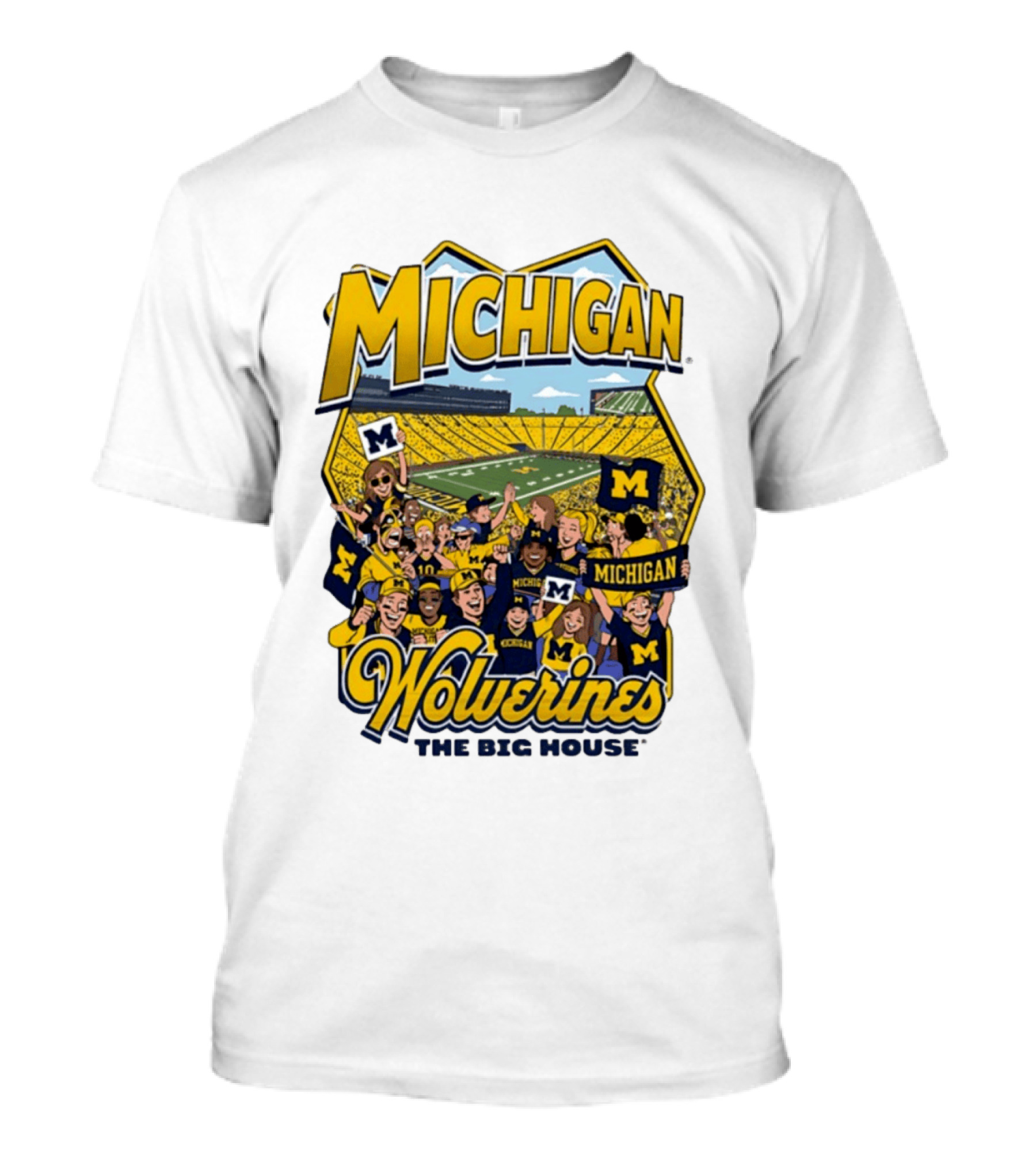 Michigan Wolverines The Big House 2026 Celebration Stadium Fans T-Shirt