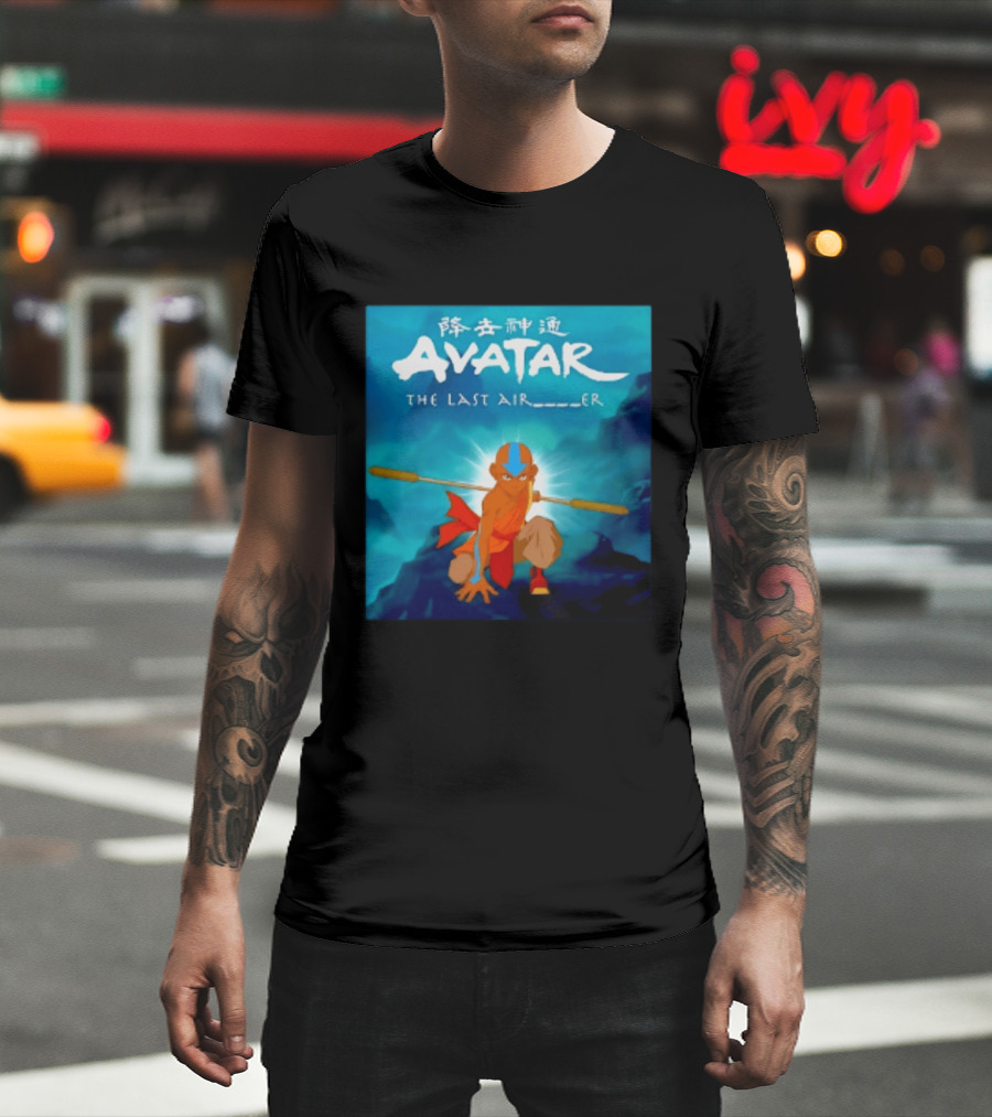 Avatar The Last Airbender Aang Nickelodeon Japanese T-Shirt