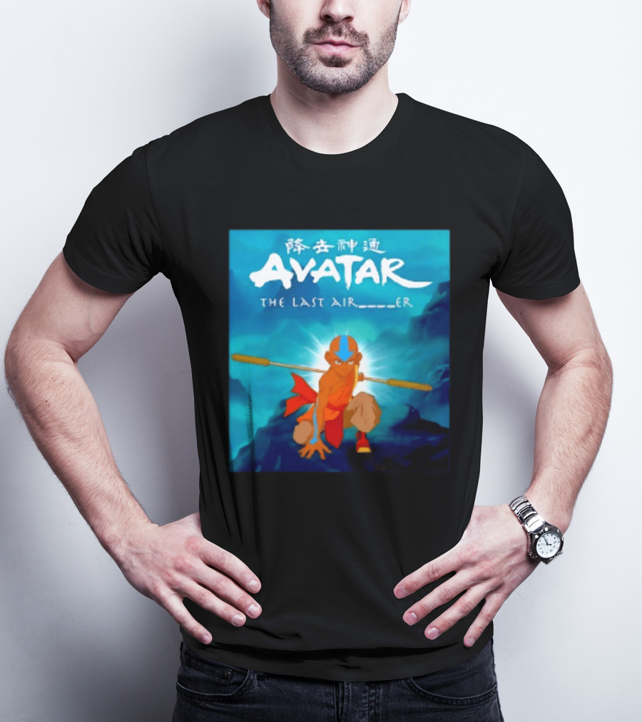 Avatar The Last Airbender Aang Nickelodeon Japanese T-Shirt