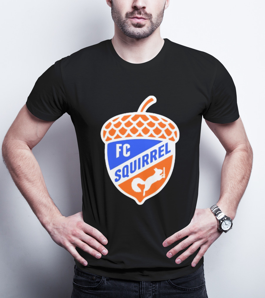 FC Squirrel Acorn Crest Cincinnati Soccer T-Shirt