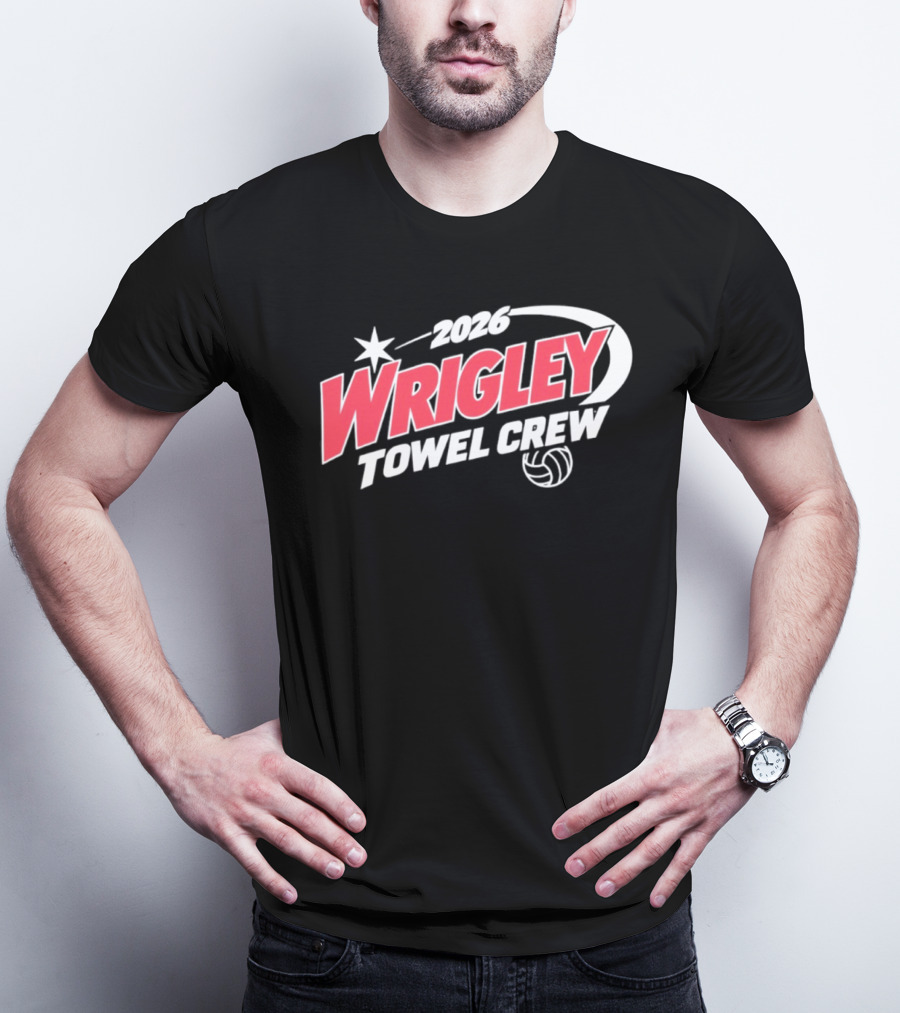 2026 Wrigley Towel Crew Volleyball Nebraska T-Shirt