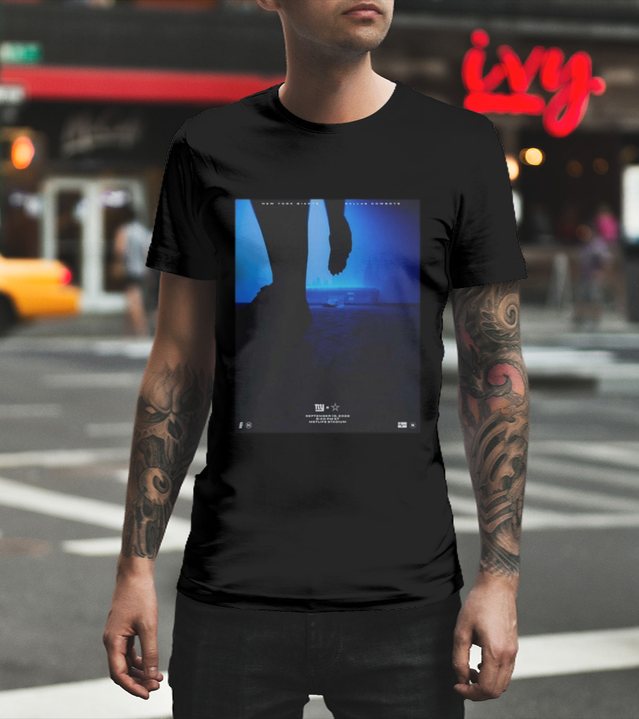 New York Giants Dallas Cowboys MetLife Stadium September 13 2026 T-Shirt