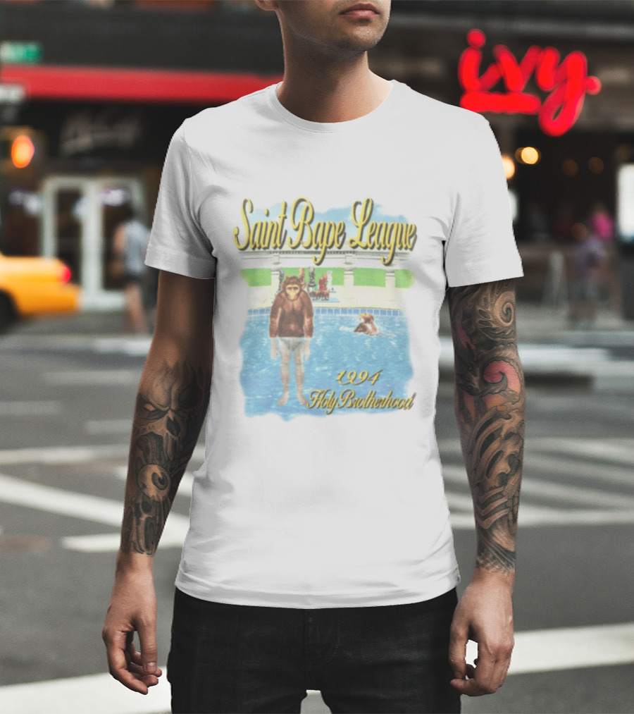 Saint Bape League Holy Brotherhood 1994 T-Shirt