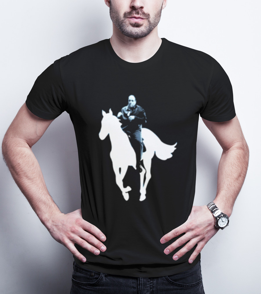 Rogue Co Pie O My Own Summer Millennial Sopranos Iconic Horse Scene T-Shirt