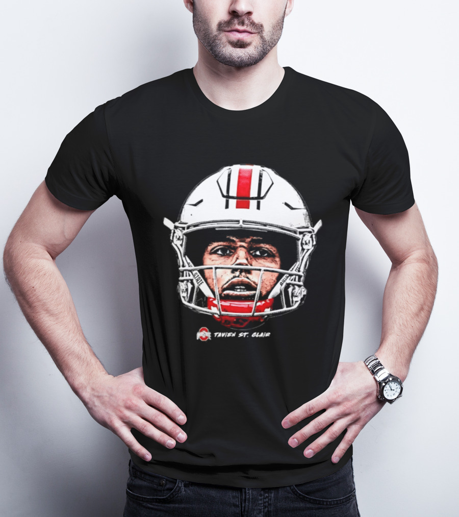 Ohio State Buckeyes Tavien St. Clair Game Face NCAA Football T-Shirt
