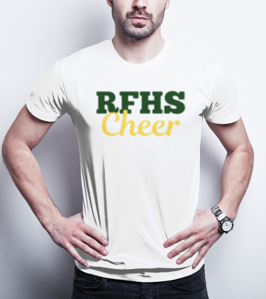 RFHS Cheer Roster Small Front White RF Store T-Shirt