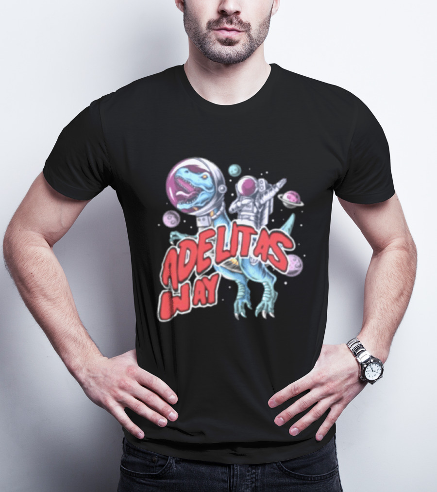 Adelitas Way Space Dinosaur Astronaut Rex T-Shirt
