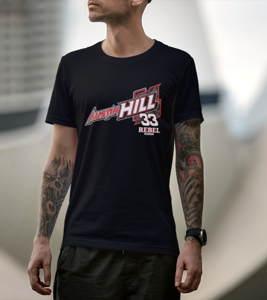 Austin Hill 33 Rebel Racing Team Honoring Our Original Rebel T-Shirt