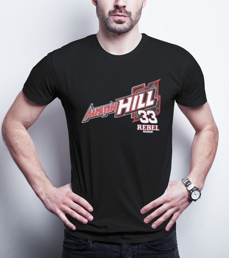 Austin Hill 33 Rebel Racing Team Honoring Our Original Rebel T-Shirt