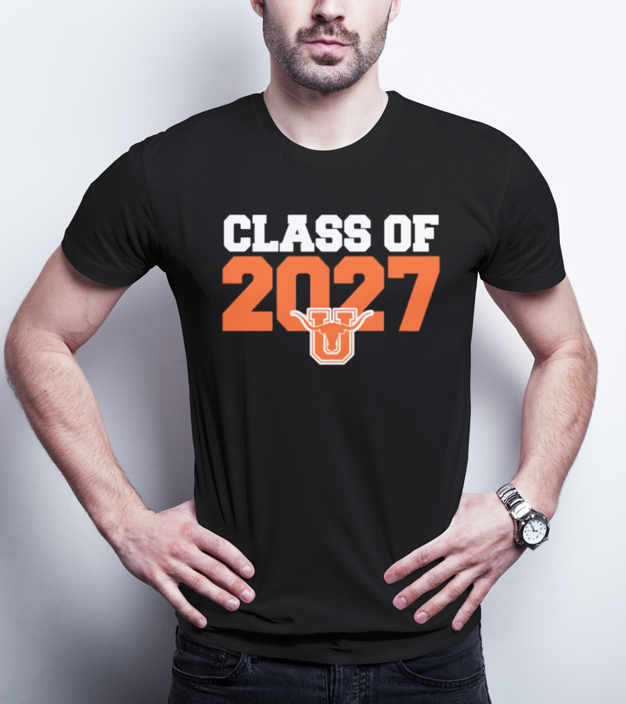 Texas Longhorns Class Of 2027 NCAA Football Longhorn T-Shirt