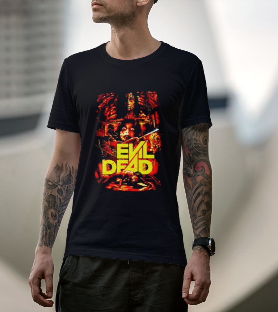 Evil Dead Classic Horror Movie Sam Raimi Iconic Cult T-Shirt