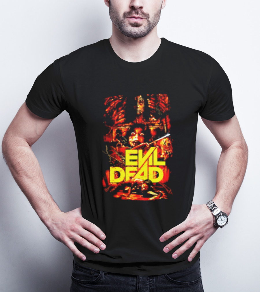 Evil Dead Classic Horror Movie Sam Raimi Iconic Cult T-Shirt