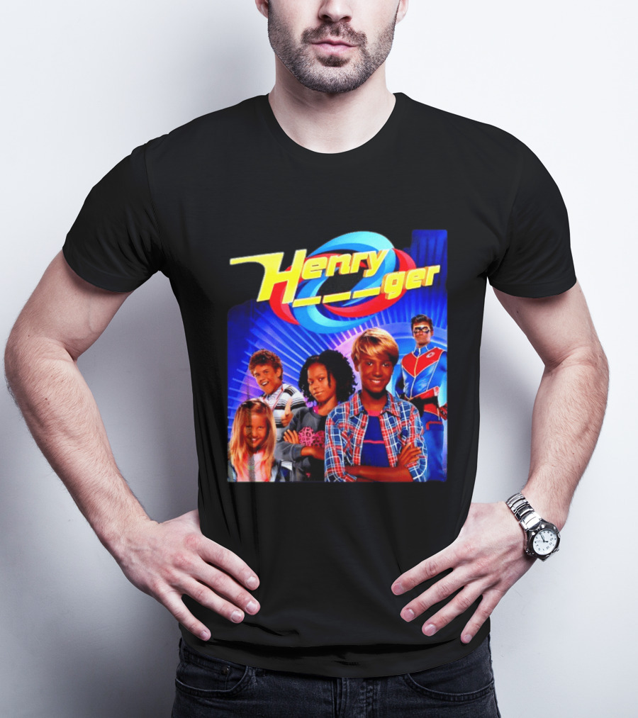 Henry Danger Nickelodeon Kids TV Show Captain Man Superhero Characters T-Shirt