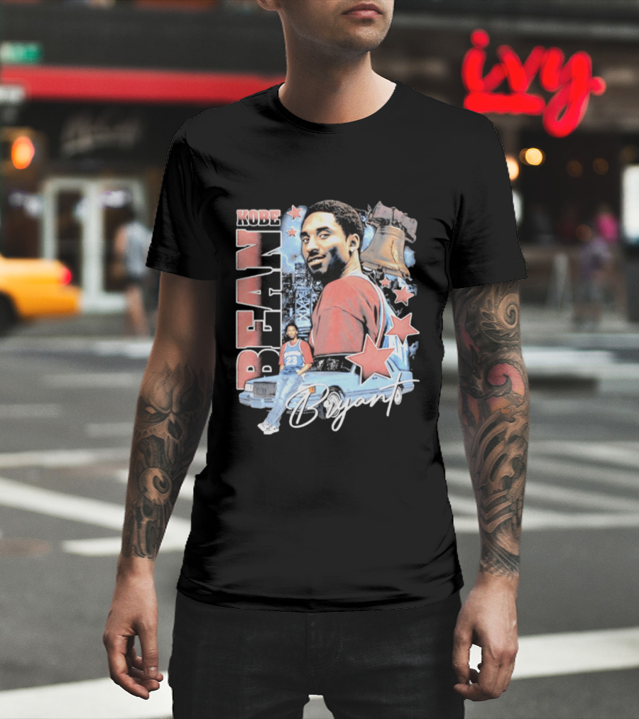 Kobe Bean Bryant Philadelphia Liberty Bell Vintage Style 23 Jersey Retro 76ers T-Shirt