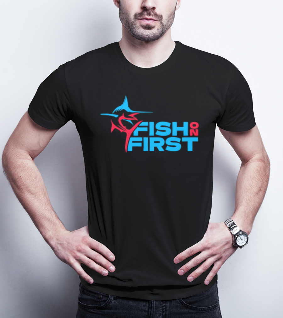 Miami Marlins Fish On First T-Shirt