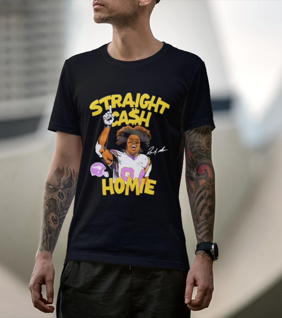 Minnesota Vikings Randy Moss Straight Cash Homie 84 T-Shirt