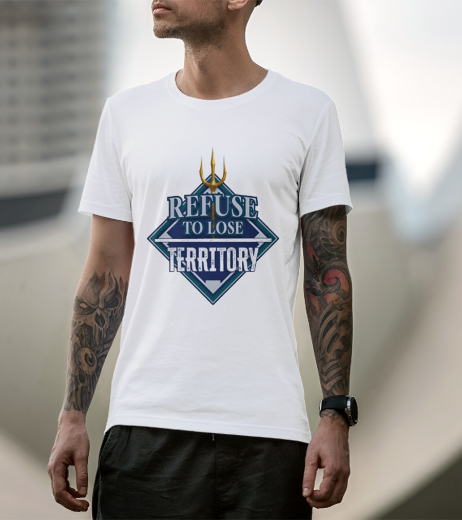 Seattle Seahawks Refuse To Lose Territory Trident T-Shirt