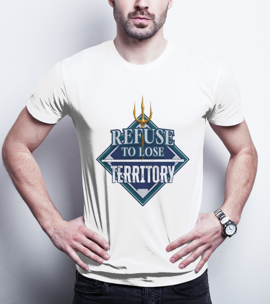 Seattle Seahawks Refuse To Lose Territory Trident T-Shirt